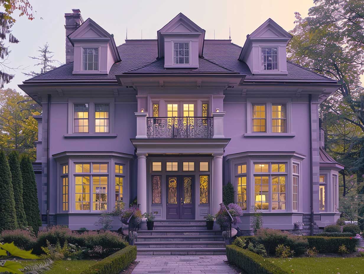 Ideas de casas hermosas con fachadas de colores pastel - GEOCAX